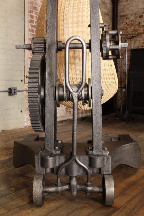 Engine Hoist with Nanna Ditzel Hanging Egg Chair - SOLD - Vintage ...