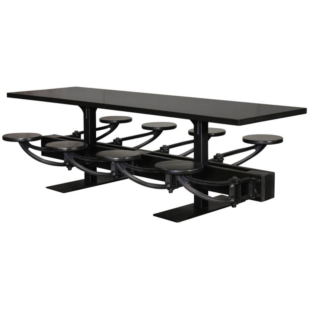 Metal-Brake Sofa Table - Vintage Industrial by Get Back, Inc