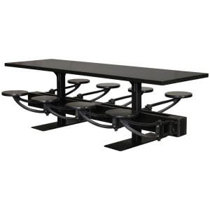 Metal-Brake Sofa Table - Vintage Industrial by Get Back, Inc