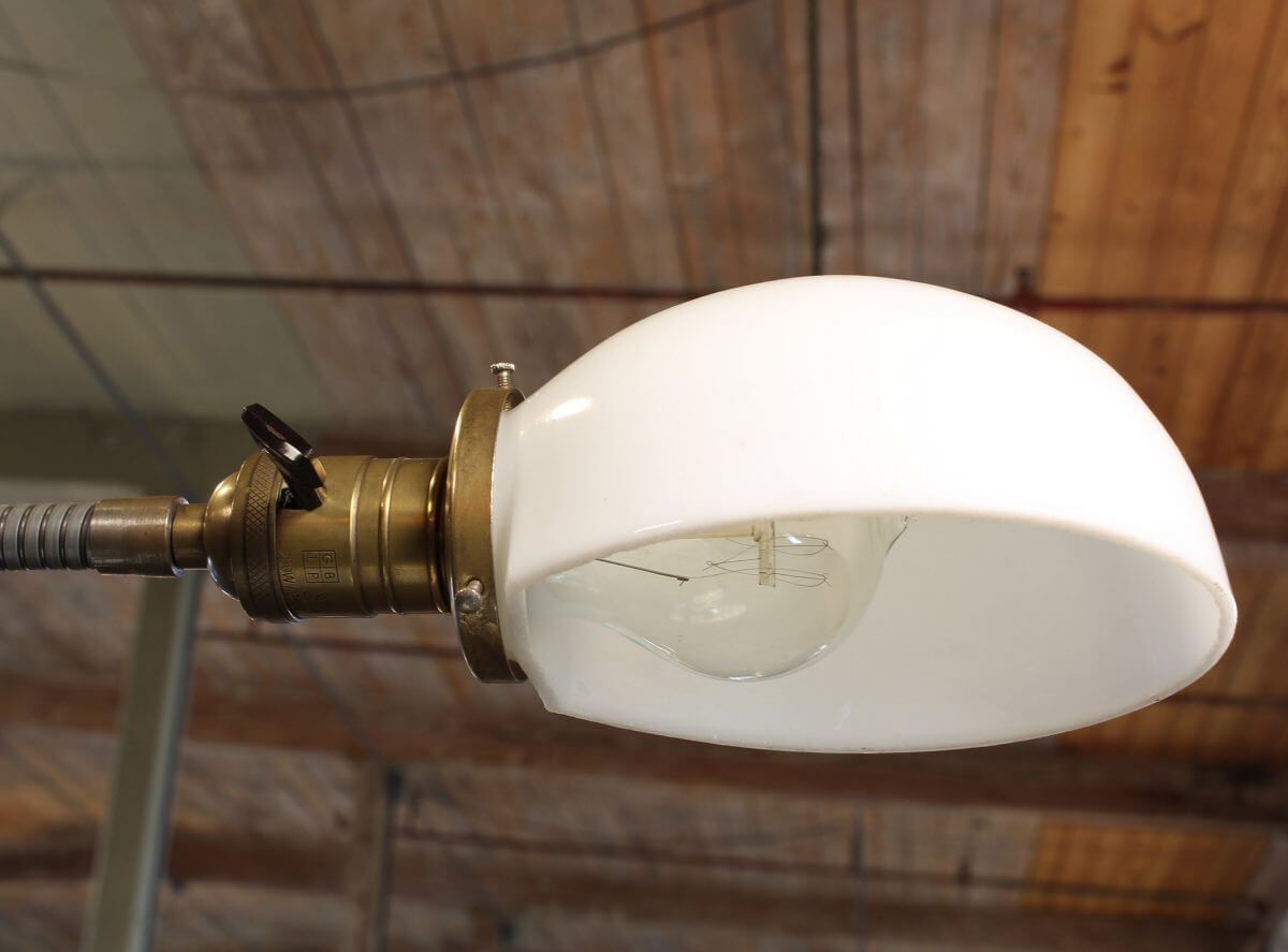 Vintage Industrial Gooseneck Floor Lamp - Vintage Industrial by Get ...