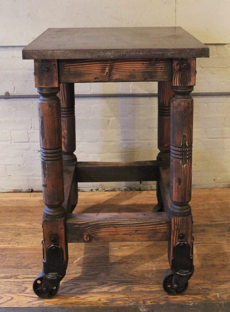 Industrial Letterpress Turtle Table - SOLD - Vintage Industrial by Get ...