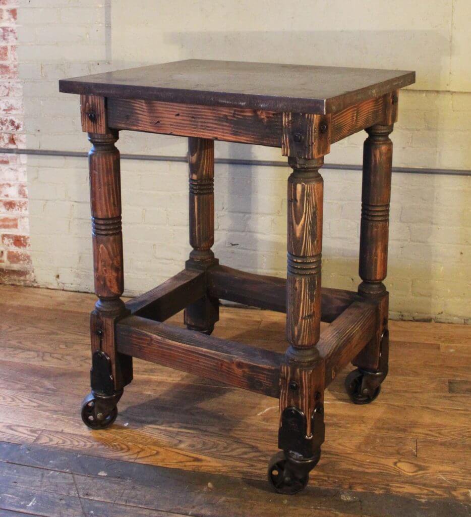 Industrial Letterpress Turtle Table - SOLD - Vintage Industrial by Get ...