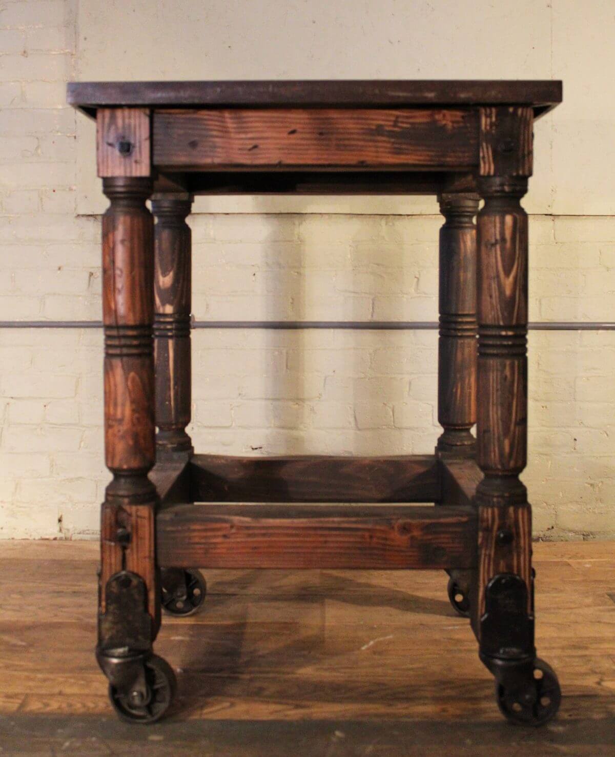 Industrial Letterpress Turtle Table - SOLD - Vintage Industrial by Get ...