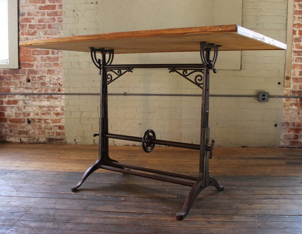 Draftsman's Table - SOLD - Vintage Industrial by Get Back, Inc