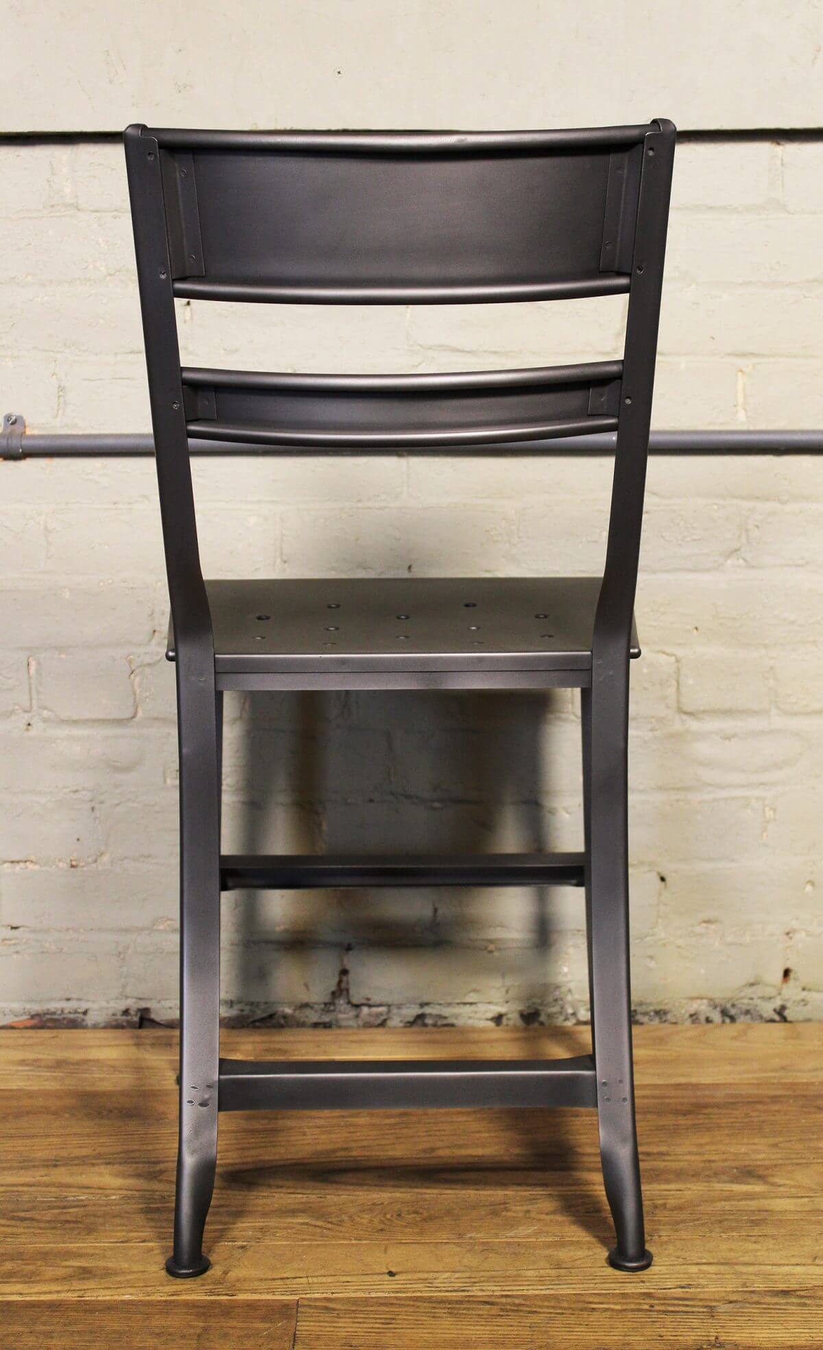 Gunmetal Toledo Chair - Vintage Industrial by Get Back, Inc