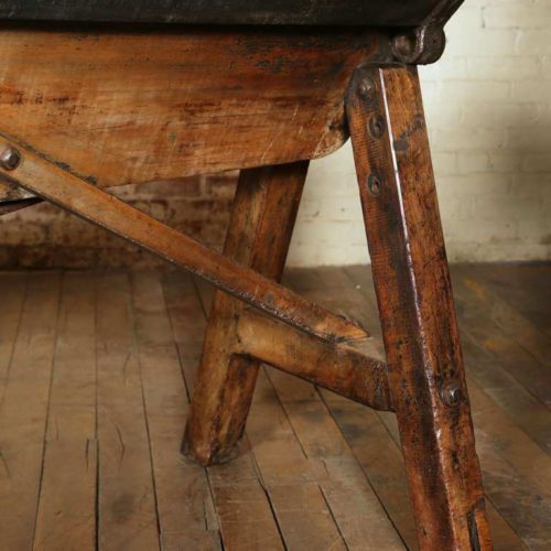 Metal-Brake Sofa Table - SOLD - Vintage Industrial by Get Back, Inc