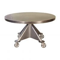 Metal-Brake Sofa Table - Vintage Industrial by Get Back, Inc