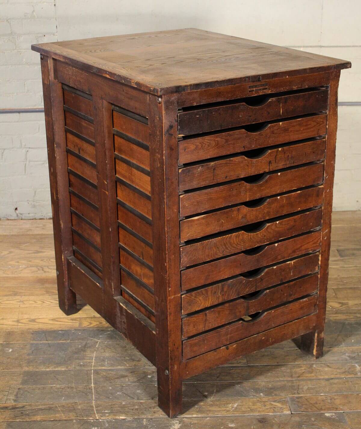 Industrial Printer's Cabinet - SOLD - Vintage Industrial by Get Back, Inc