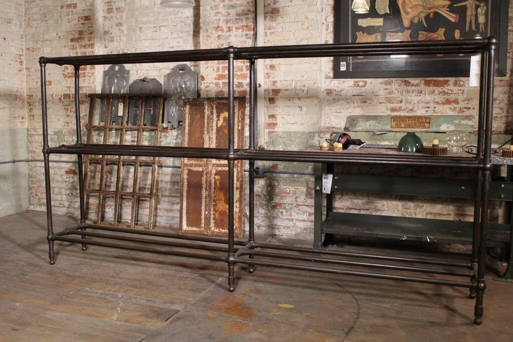 Vintage Industrial Pipe Storage Rack - Vintage Industrial by Get Back, Inc