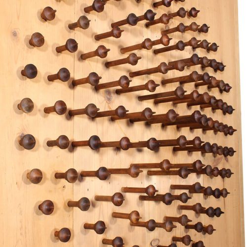 'Point of View' Wooden Spindle Sculpture - Vintage Industrial by Get ...