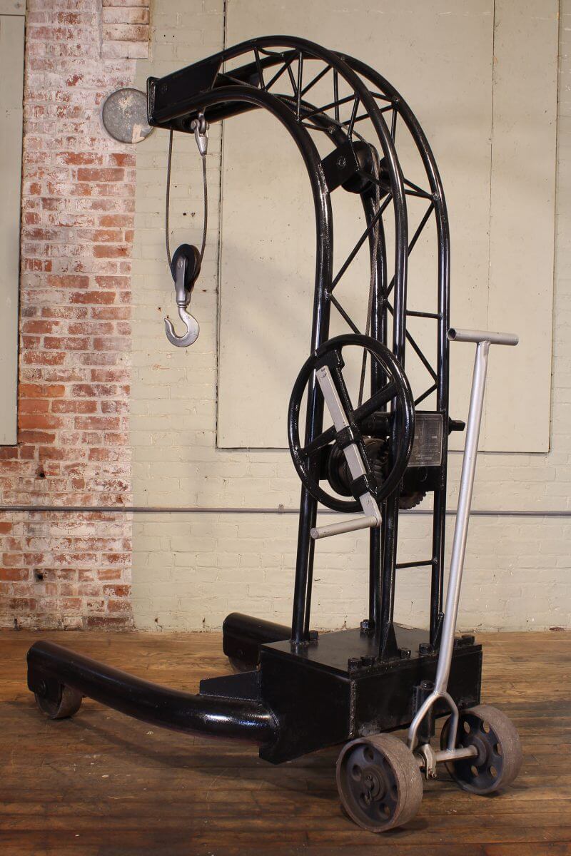 Portable Engine Hoist - SOLD - Vintage Industrial by Get Back, Inc