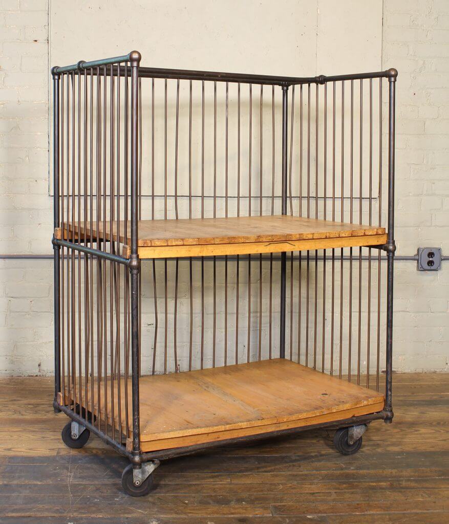 Vintage Industrial Printer's Bindery Cart - Vintage Industrial by Get ...