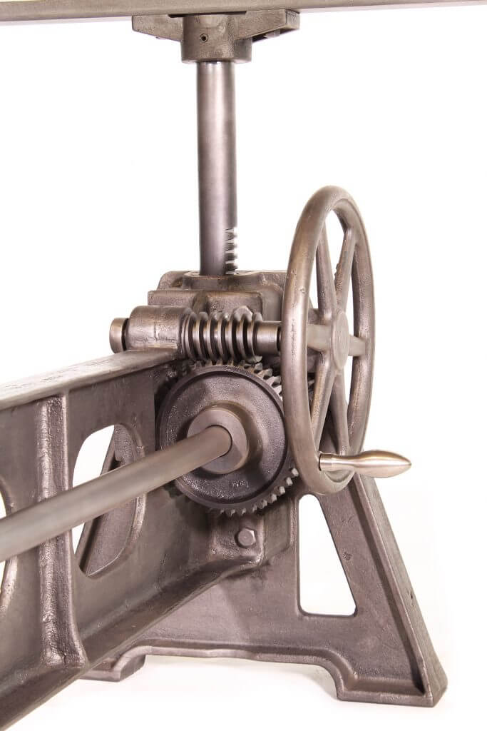 Industrial Concierge Table - SOLD - Vintage Industrial by Get Back, Inc