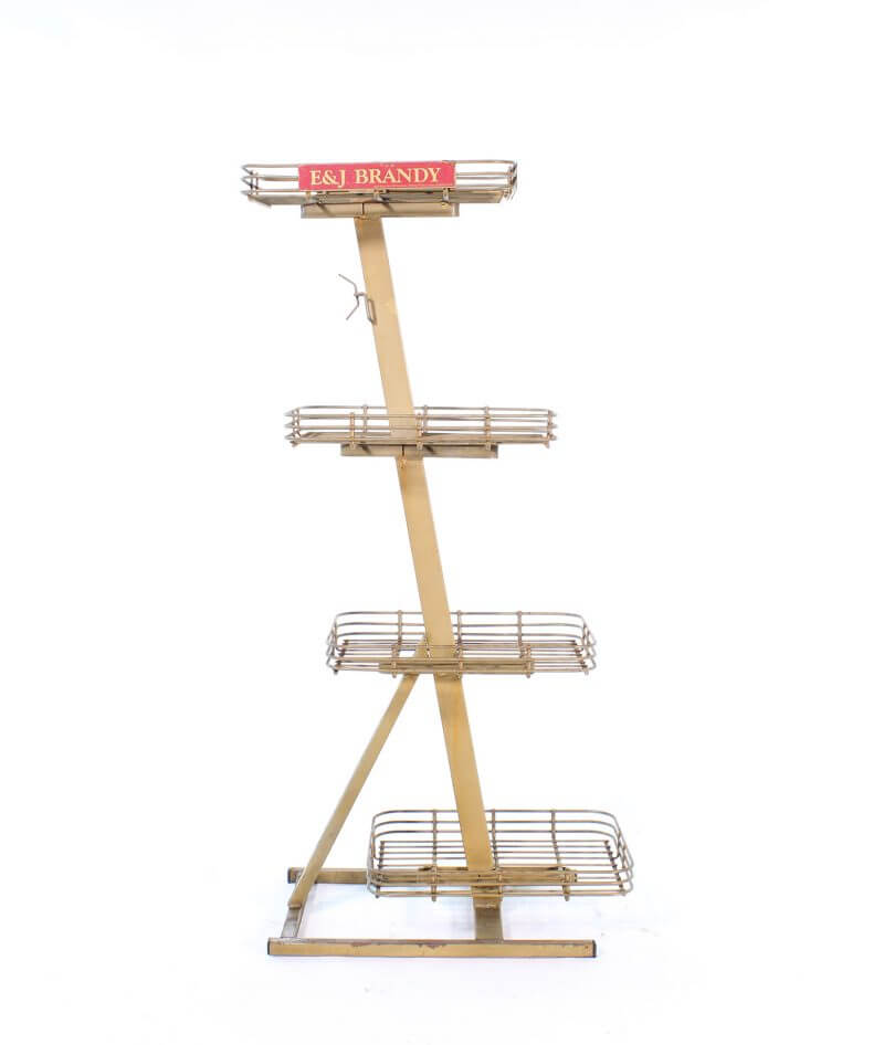 E&J Brandy Advertising Rack / Stand - Vintage Industrial by Get Back, Inc