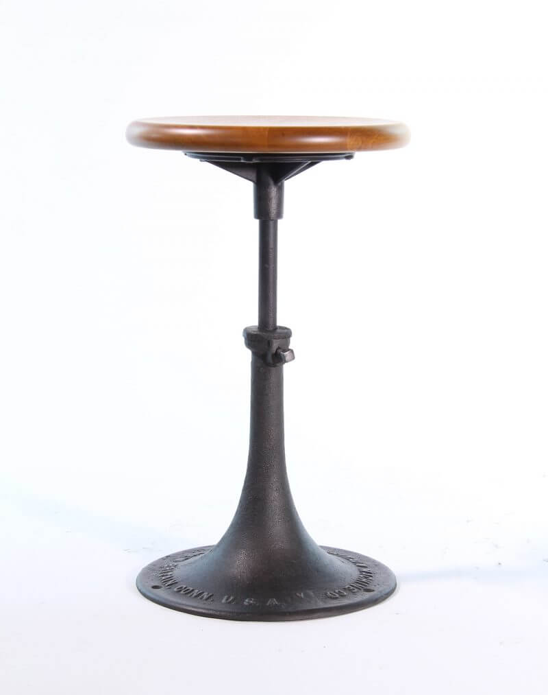 New Britain Machine Co. Backless Stool - SOLD - Vintage Industrial by ...