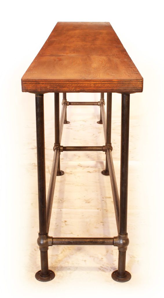 Authentic Vintage Industrial Cast Iron Bubble Pipe Joint Display / Sofa ...