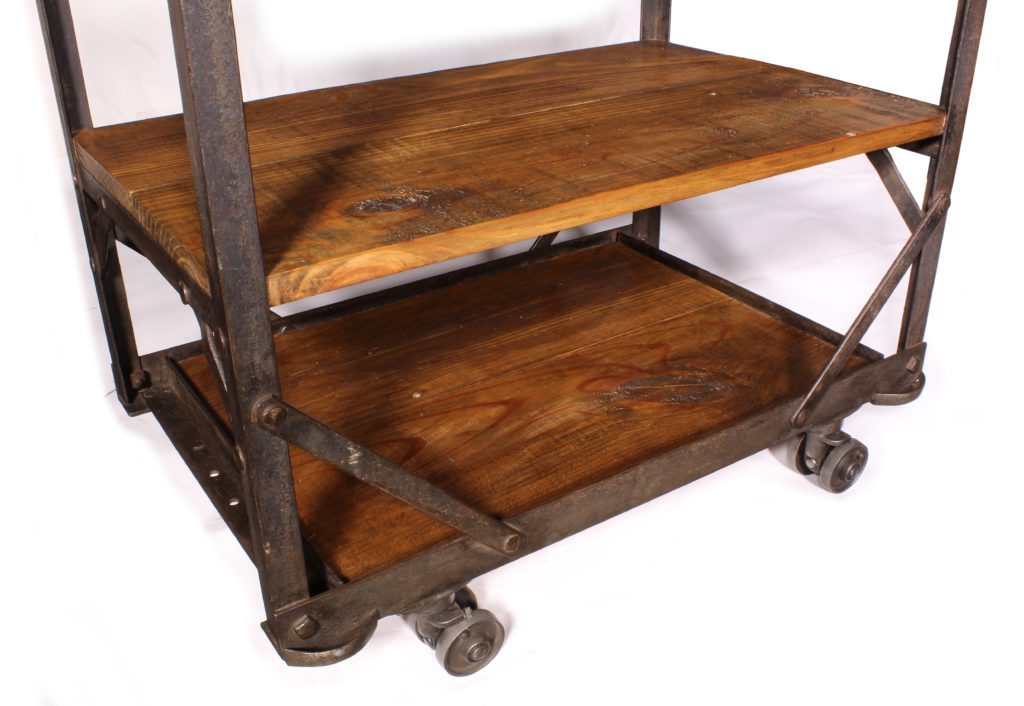 Rolling Storage Rack - SOLD - Vintage Industrial by Get Back, Inc