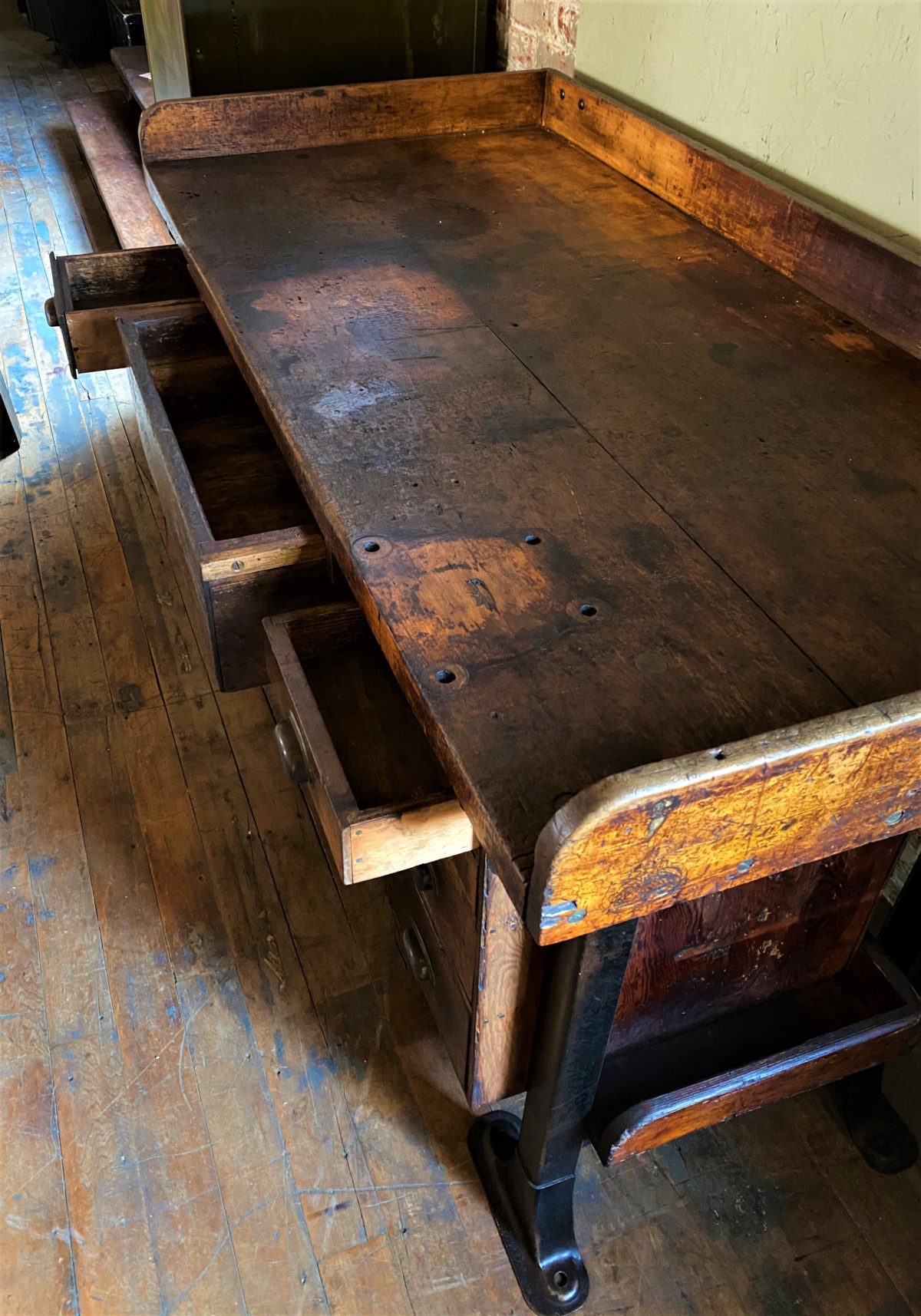 Vintage Industrial Factory Workbench - SOLD - Vintage Industrial by Get ...