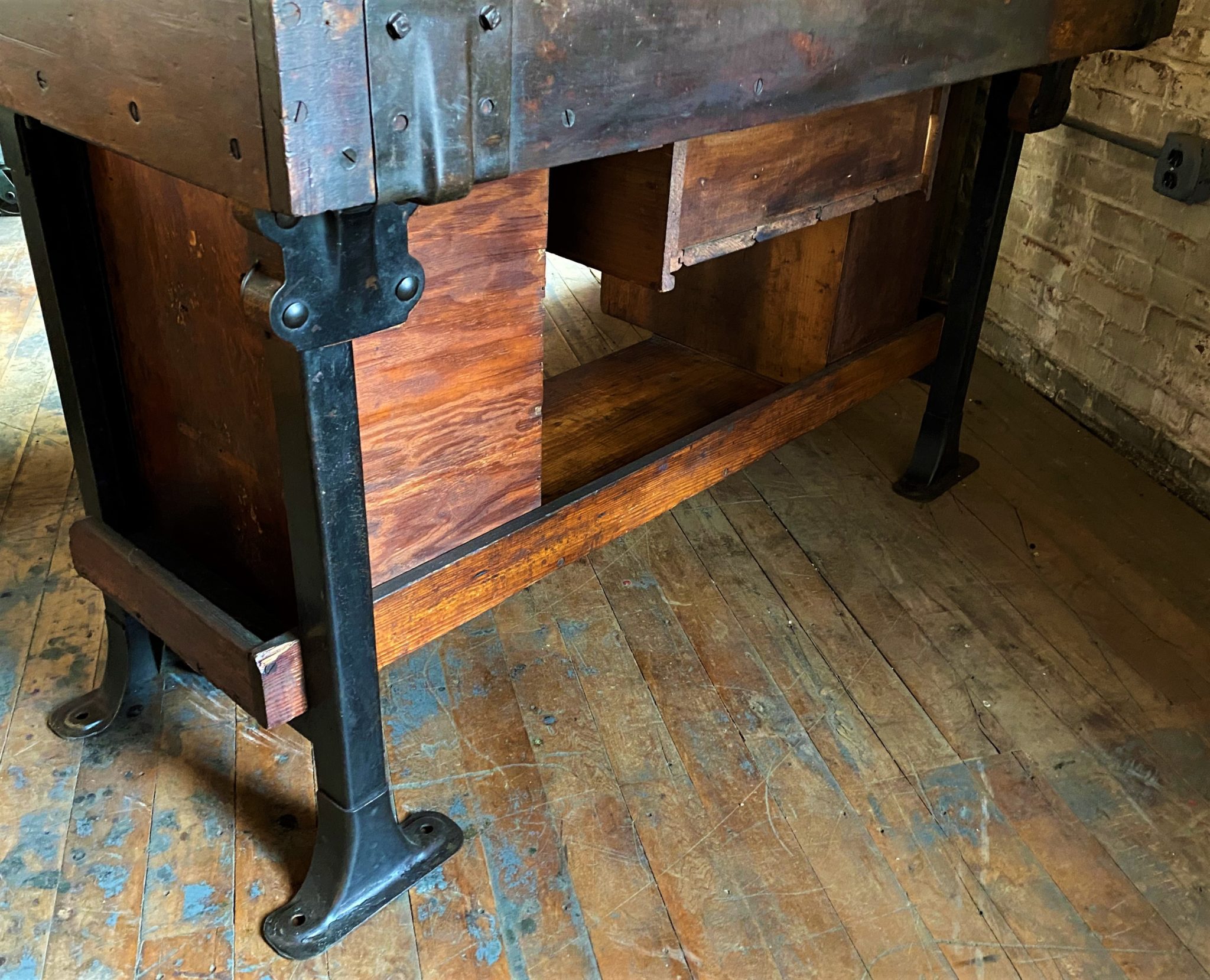 Vintage Industrial Factory Workbench - SOLD - Vintage Industrial by Get ...