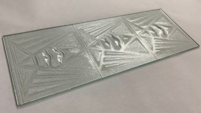 Architectural Vertical Glass Panel - Vintage Industrial by Get Back, Inc