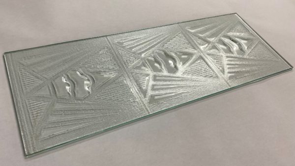 Architectural Vertical Glass Panel - Vintage Industrial by Get Back, Inc