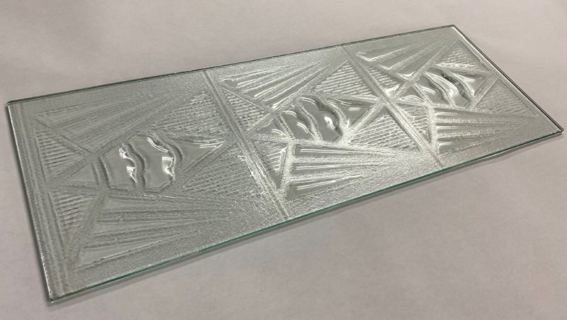 Architectural Vertical Glass Panel - Vintage Industrial by Get Back, Inc