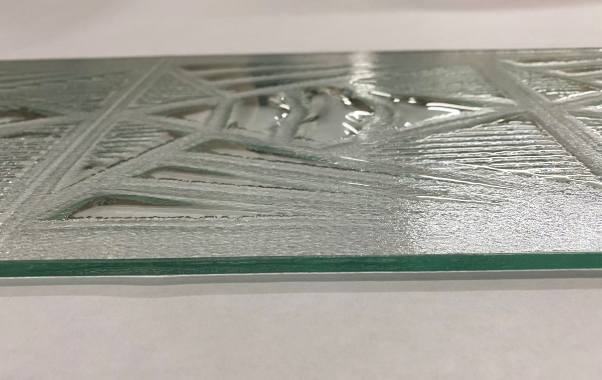 Architectural Vertical Glass Panel - Vintage Industrial by Get Back, Inc