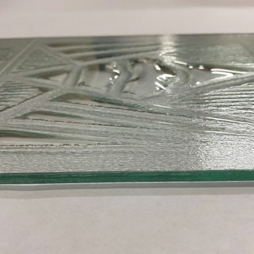 Architectural Vertical Glass Panel - Vintage Industrial by Get Back, Inc