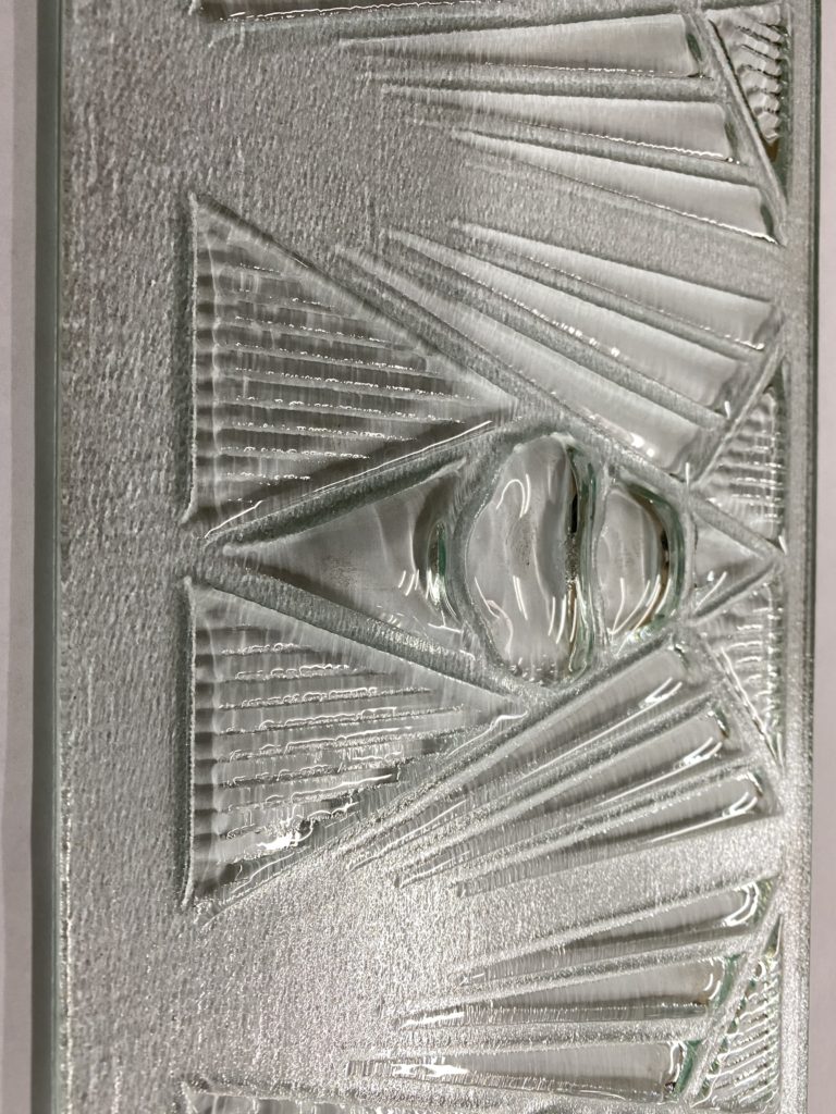 Architectural Horizontal Glass Panel - Vintage Industrial by Get Back, Inc