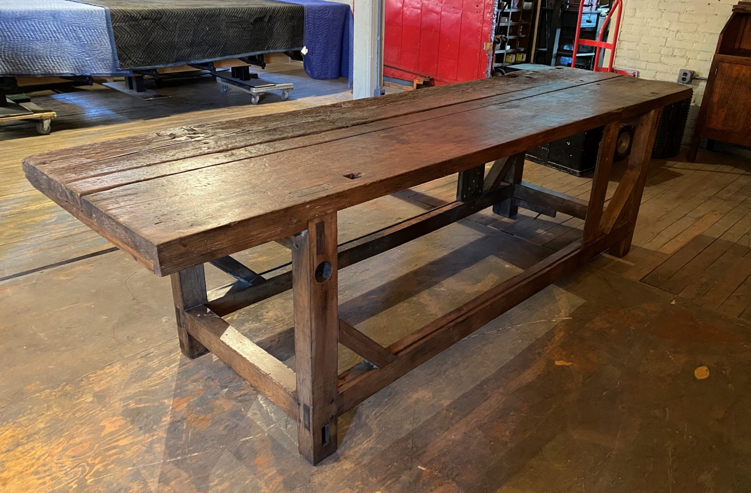 Vintage Carpenter's Workbench / Worktable - SOLD - Vintage Industrial ...