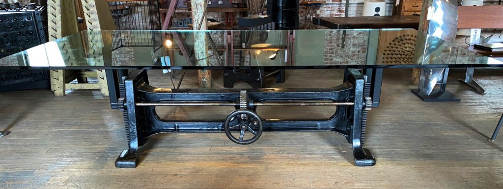 Vintage Industrial Adjustable Table - SOLD - Vintage Industrial by Get ...