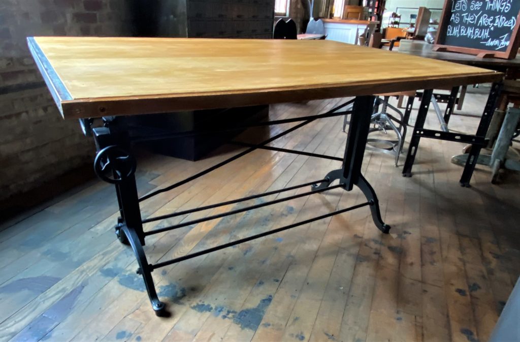 Frederick Post Drafting Table - SOLD - Vintage Industrial by Get Back, Inc