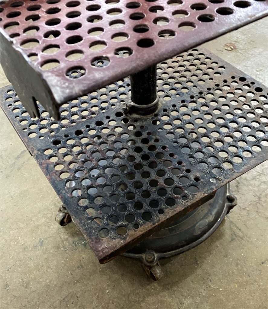 Rotating Cast Iron Bookcase - SOLD - Vintage Industrial by Get Back, Inc