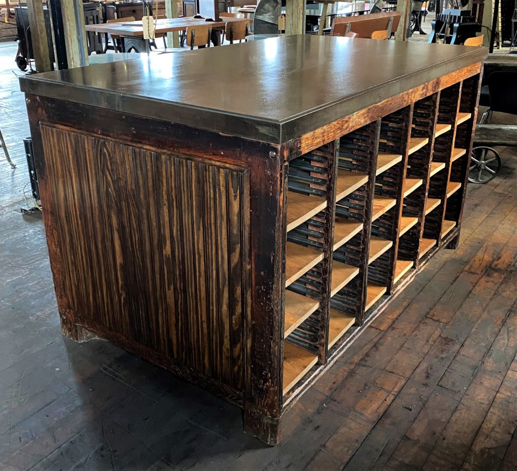 Hamilton Printer's Cabinet / Island - SOLD - Vintage Industrial by Get ...