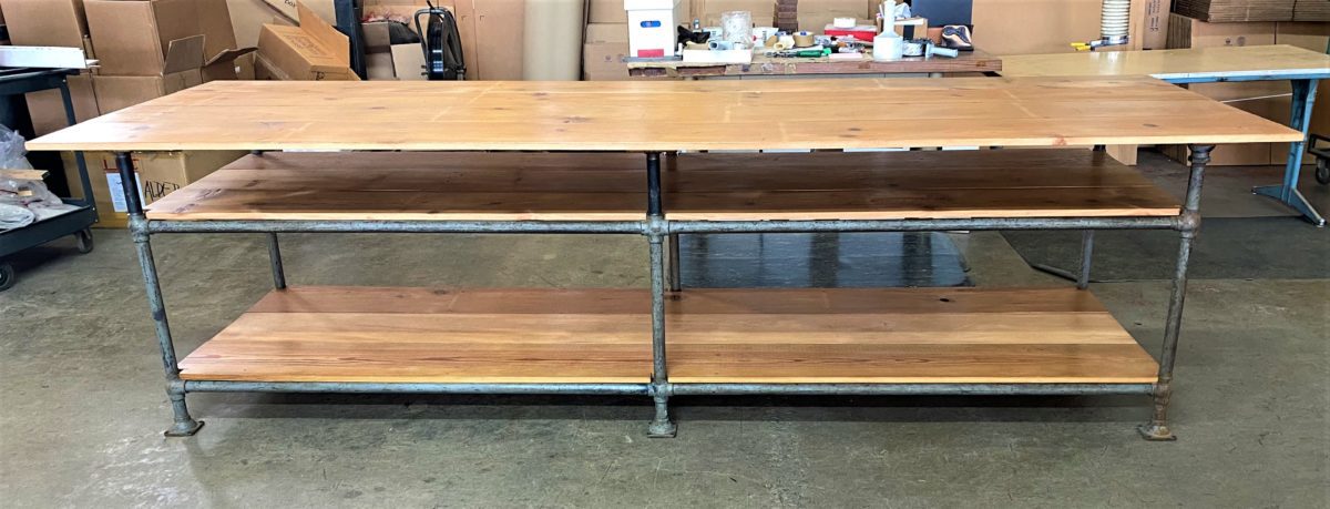 Work / Display Table - SOLD - Vintage Industrial by Get Back, Inc