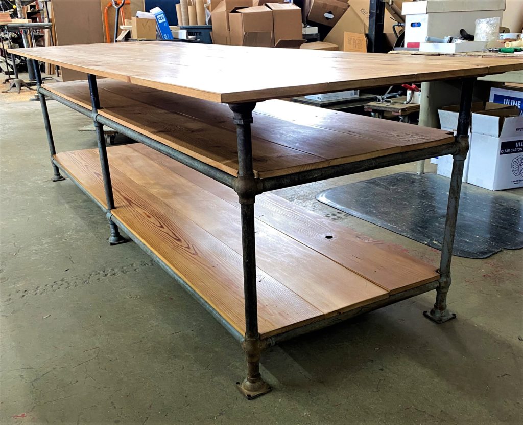Work / Display Table - SOLD - Vintage Industrial by Get Back, Inc