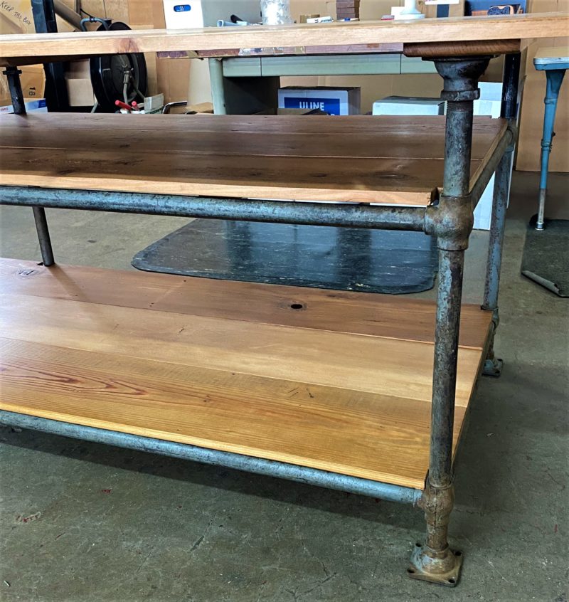 Work / Display Table - SOLD - Vintage Industrial by Get Back, Inc