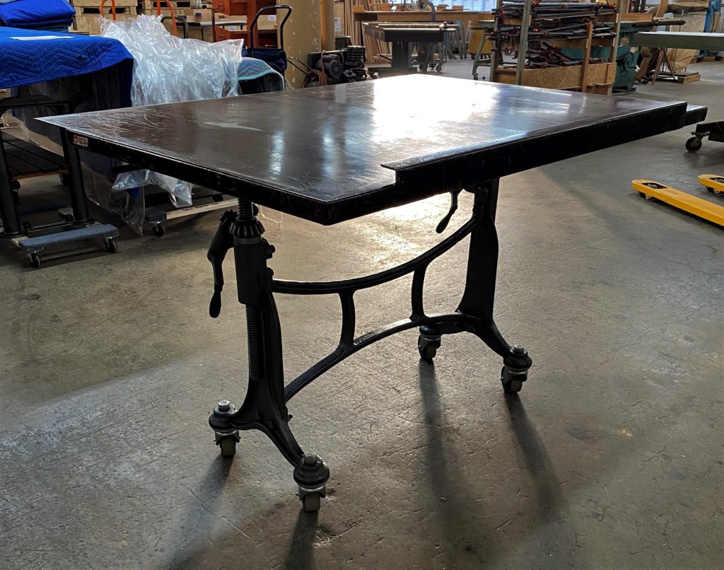 Vintage Industrial Printing Table - Vintage Industrial by Get Back, Inc