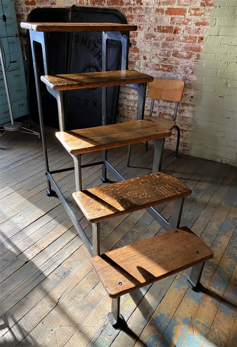 Printer's Factory Steps - SOLD - Vintage Industrial by Get Back, Inc