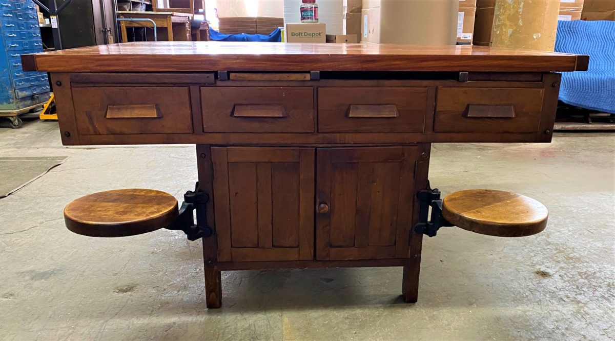 Laboratory Table / Island - SOLD - Vintage Industrial by Get Back, Inc