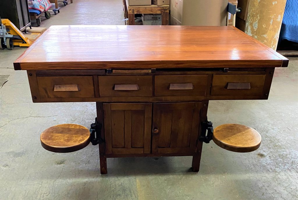 Laboratory Table / Island - SOLD - Vintage Industrial by Get Back, Inc