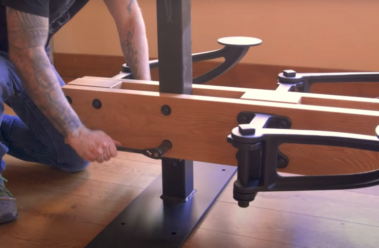 The Original Swing-Out Seat Table - Hardware Kit - Vintage Industrial ...