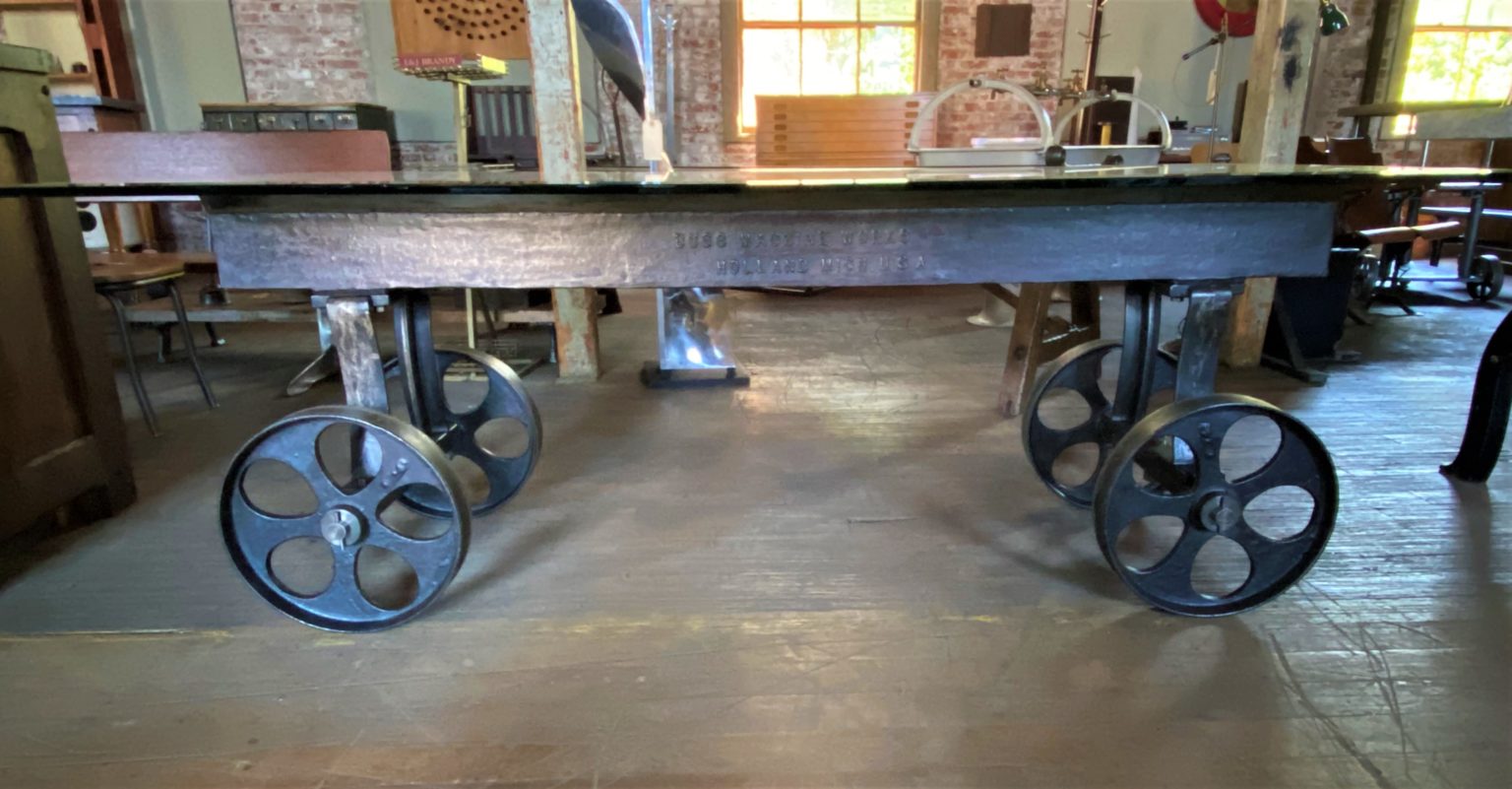 Vintage Cast Iron Table Base - SOLD - Vintage Industrial by Get Back, Inc