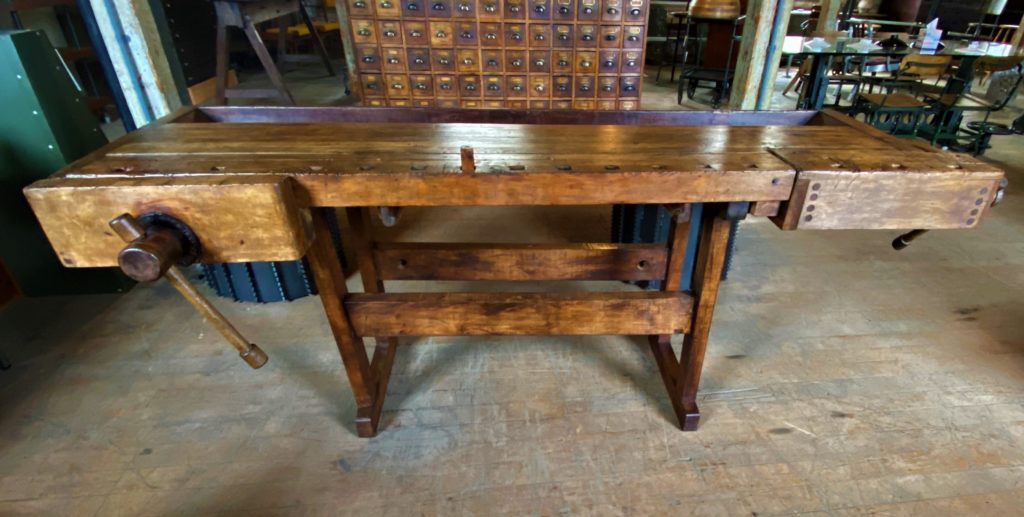 Vintage Carpenter's Workbench - SOLD - Vintage Industrial by Get Back, Inc