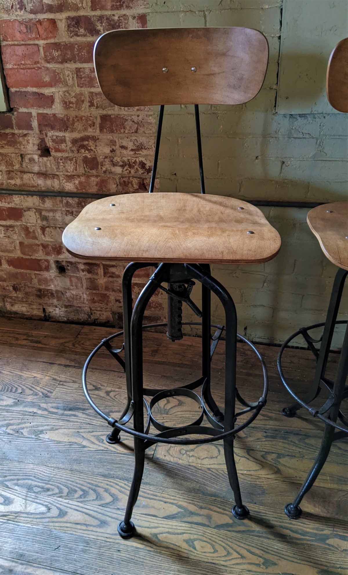 Vintage Toledo Adjustable Stools - SOLD - Vintage Industrial by Get ...