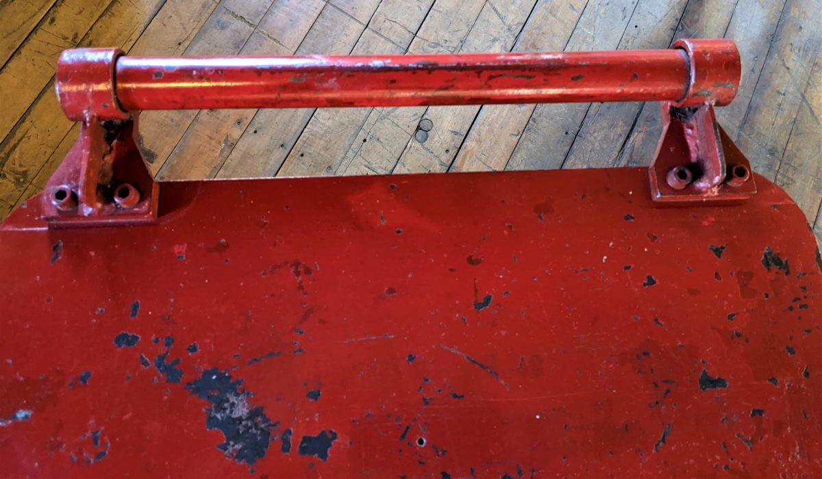 Industrial Red Bar Cart - SOLD - Vintage Industrial by Get Back, Inc