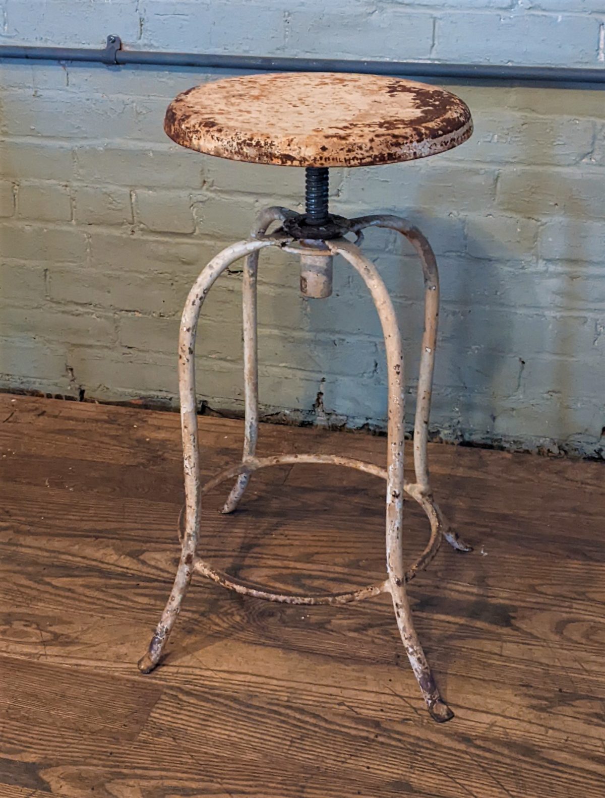 Antique Medical Stool - SOLD - Vintage Industrial by Get Back, Inc