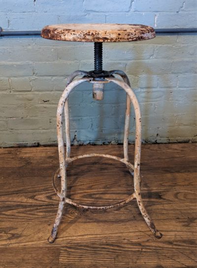 Antique Medical Stool - SOLD - Vintage Industrial by Get Back, Inc