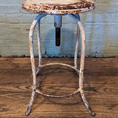 Antique Medical Stool - SOLD - Vintage Industrial by Get Back, Inc