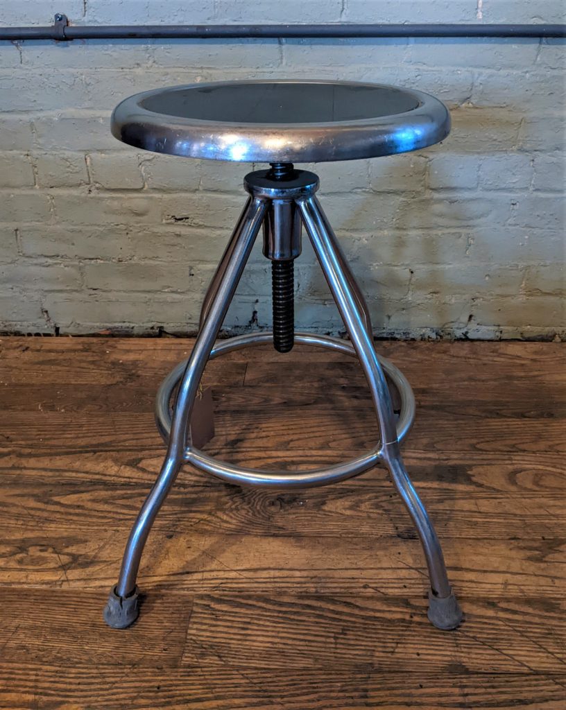 Vintage Stainless Steel Dental / Medical Stool - Vintage Industrial by ...